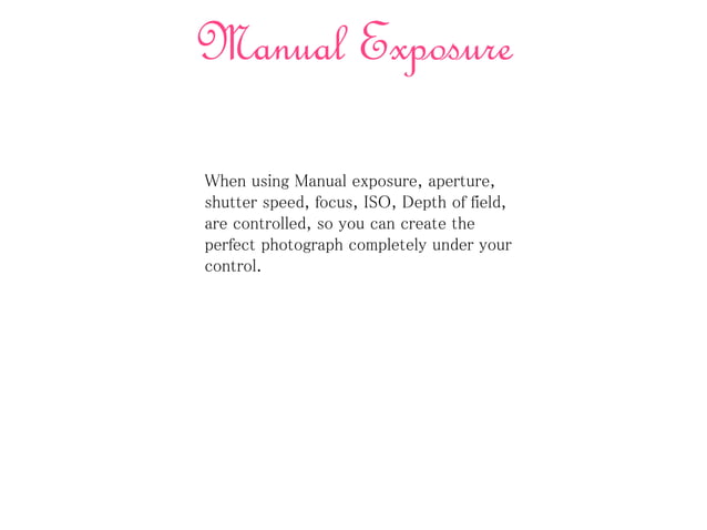 Photography terminology work sheet | PPT