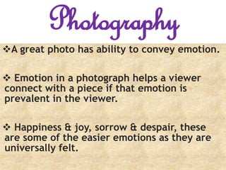 Photography & the feelings of others ppt | PPT