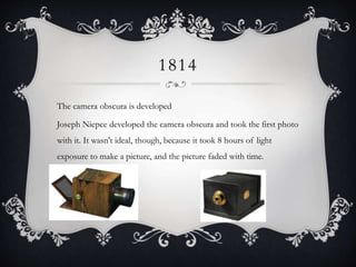 Photography timeline | PPTX