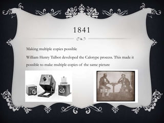 Photography timeline | PPTX