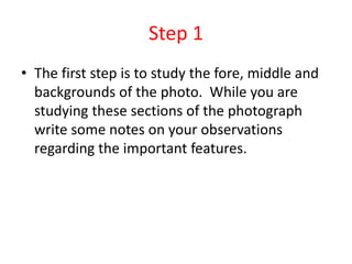 Photo interpretation | PPTX