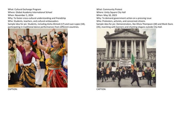 photojournalism activity on strengthening captioning skills | DOCX ...