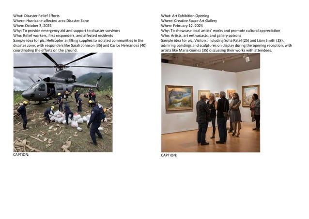 photojournalism activity on strengthening captioning skills | DOCX ...