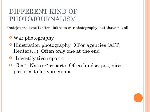 Photojournalism | PPT
