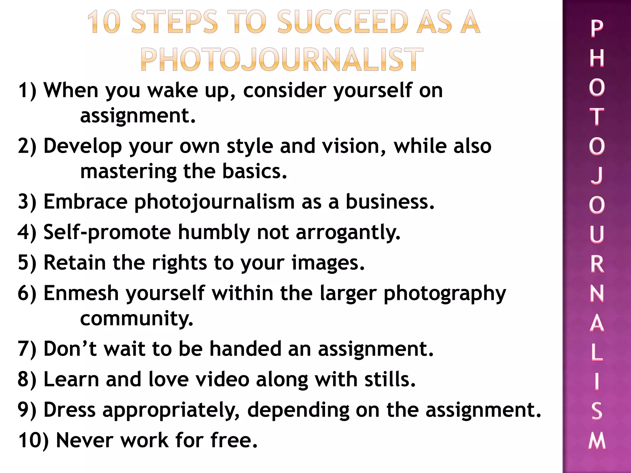 Photojournalism | PPTX