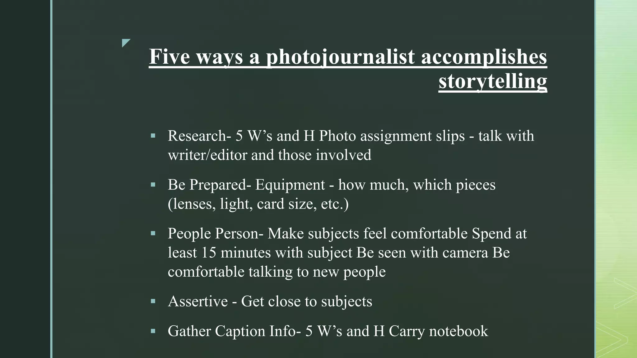 Photojournalism | PPTX