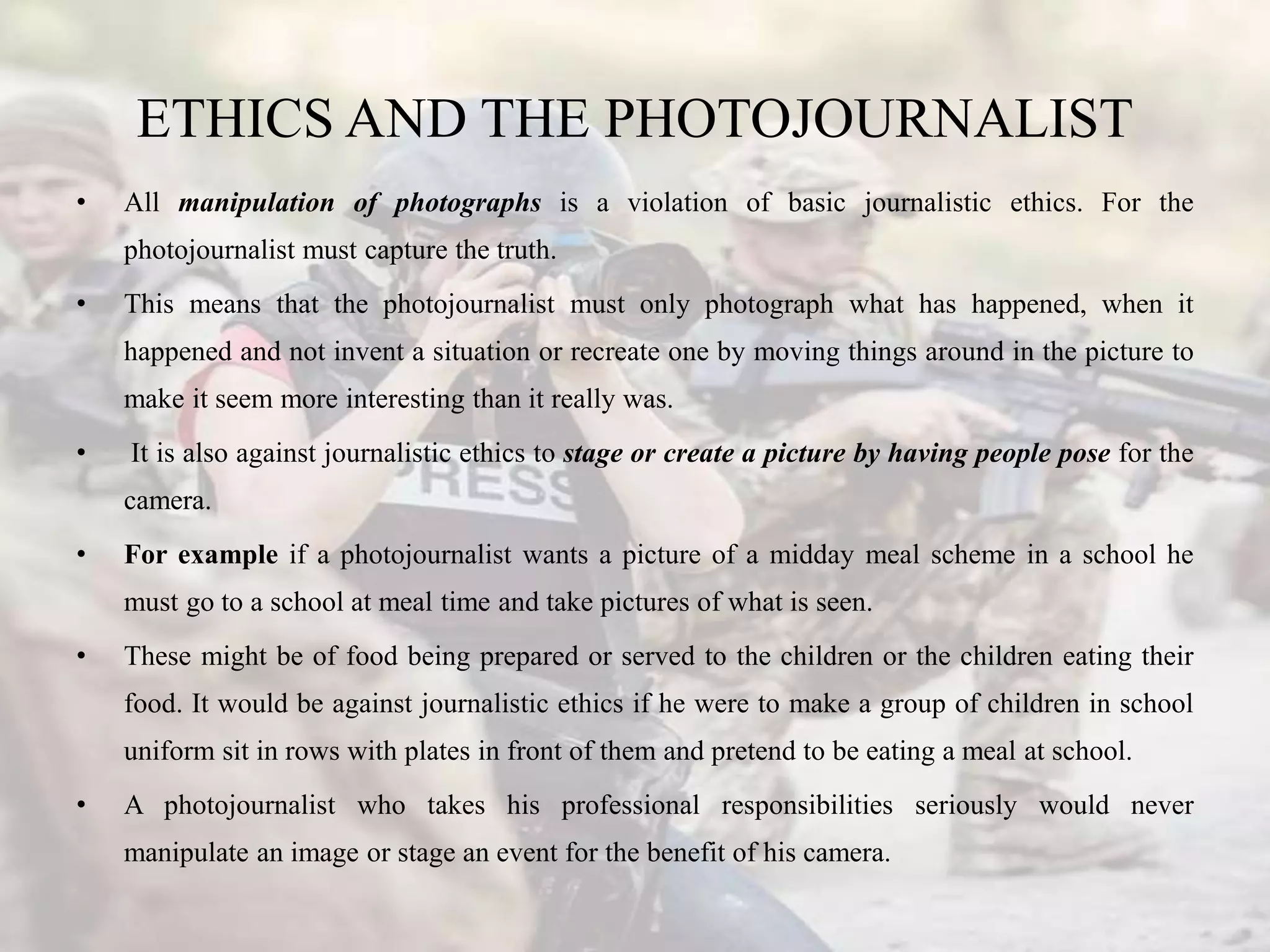 Photojournalism | PPTX