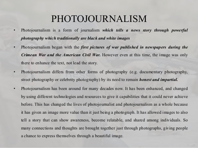 Photojournalism