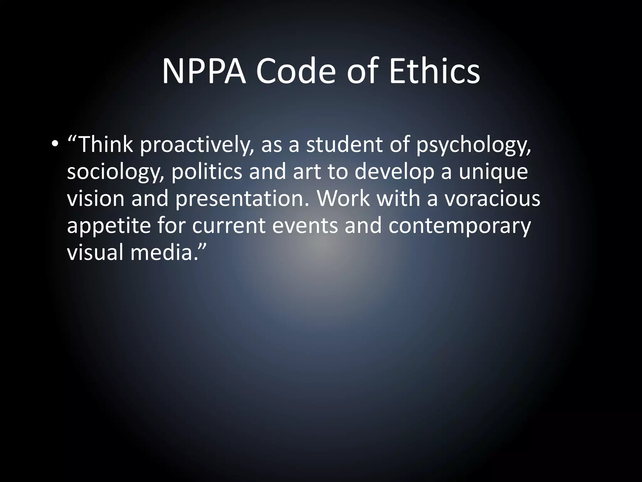 Visual Ethics | PPTX