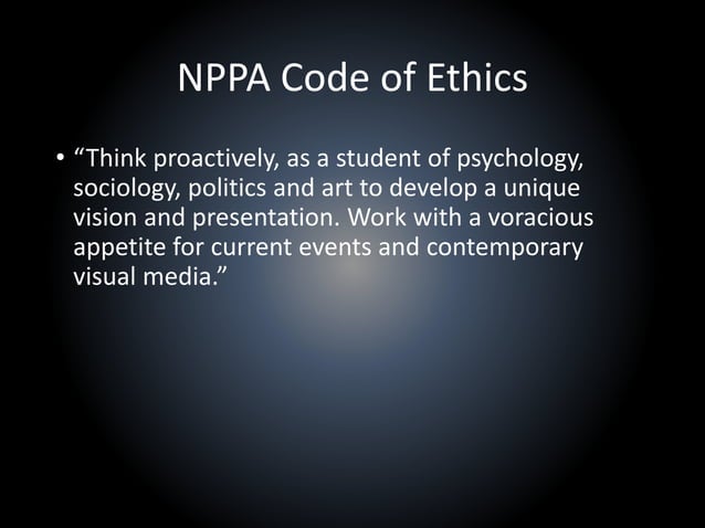 Visual Ethics | PPT