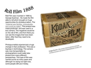 Photojournalism timeline mid term | PPT