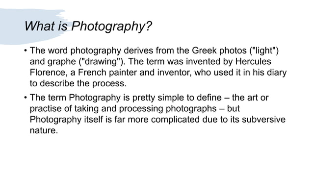 A Level Photography - The Basics | PPTX | Cameras and Camcorders ...