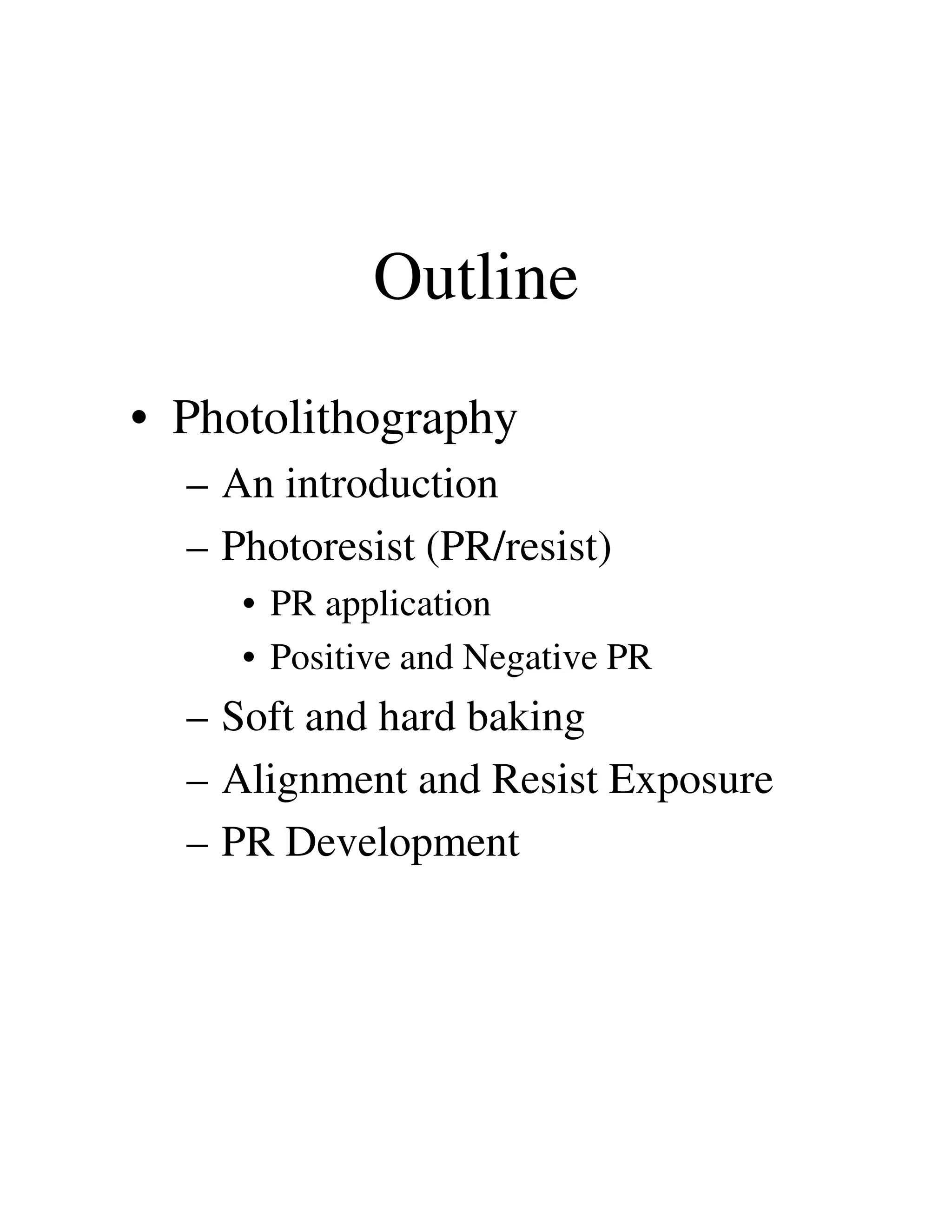 Photolithography | PDF