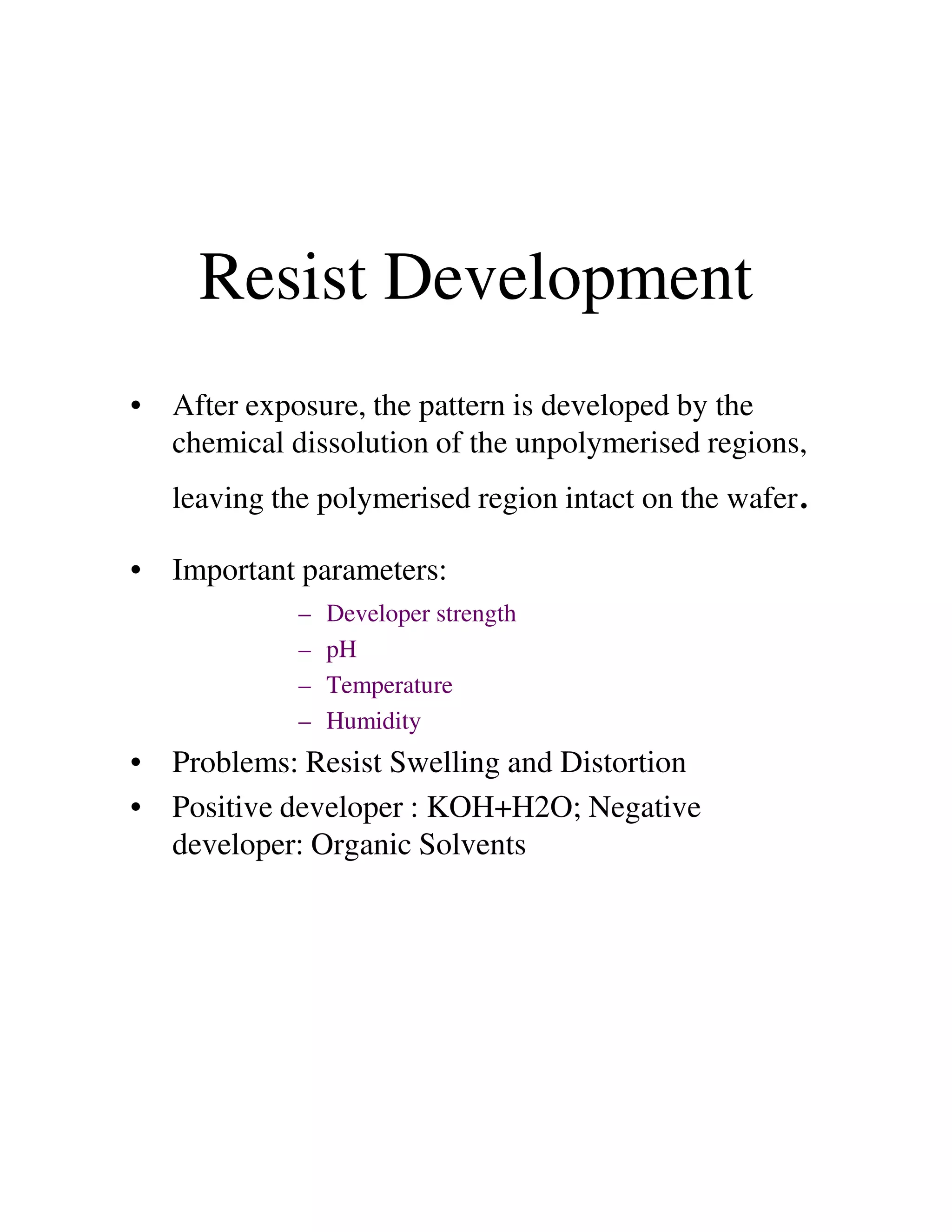 Photolithography | PDF
