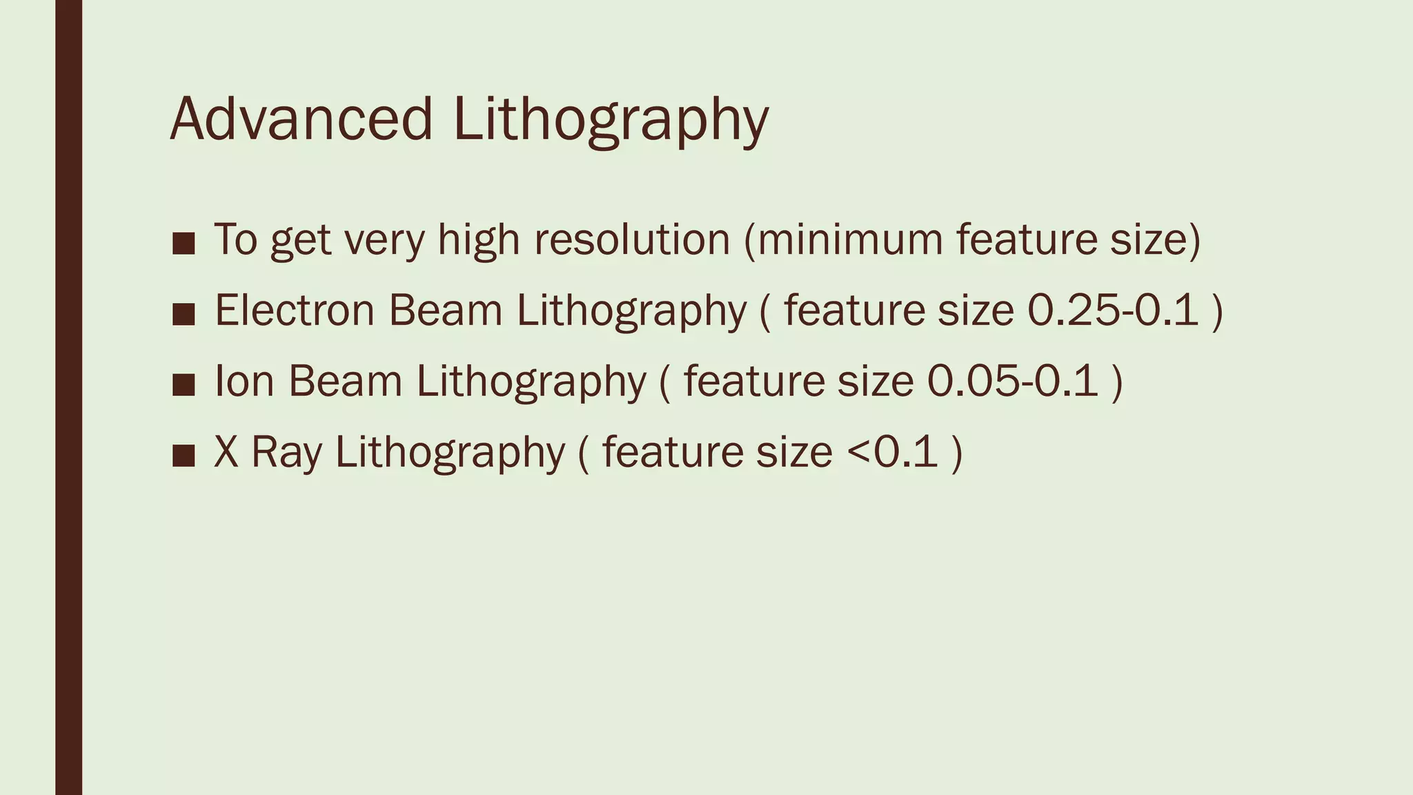 Photolithography | PDF
