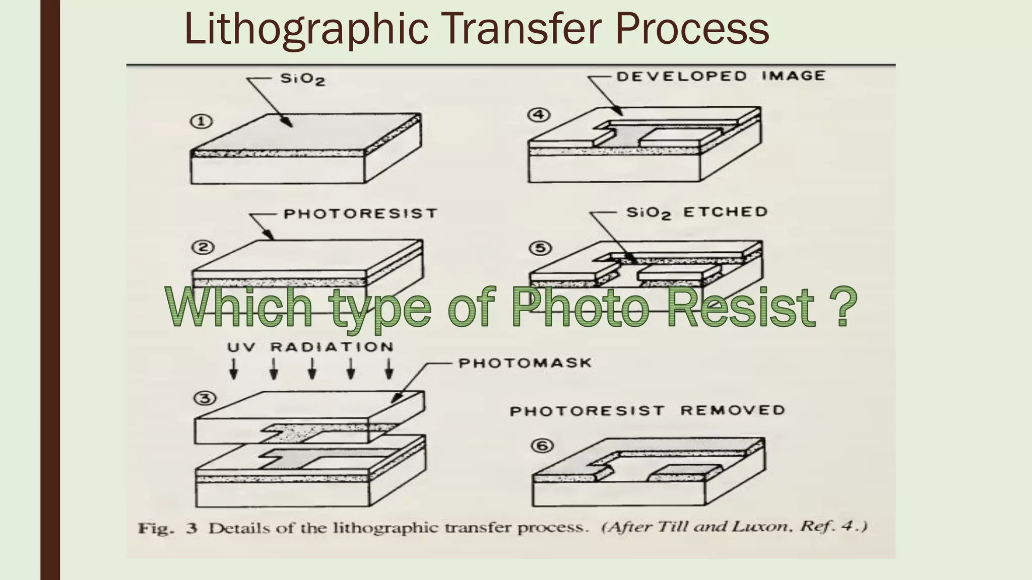 Photolithography | PDF