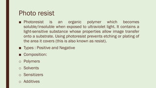 Photolithography | PDF