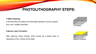 Photolithography and its procedure | PPTX
