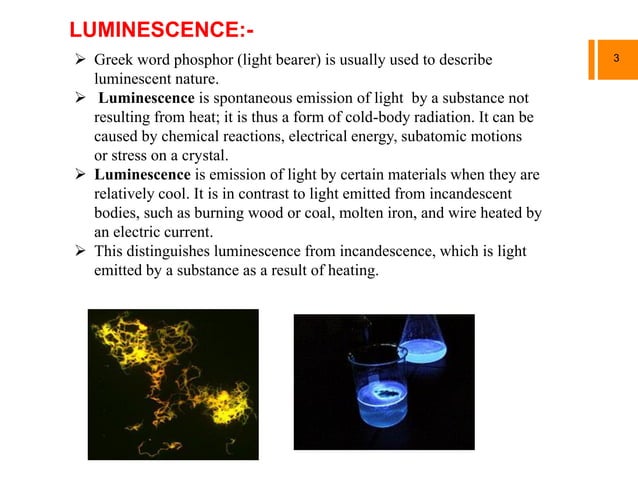 Photo luminescence | PPT