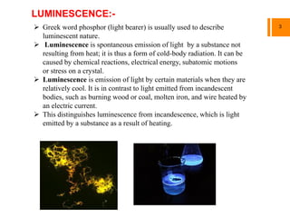 Photo luminescence | PDF