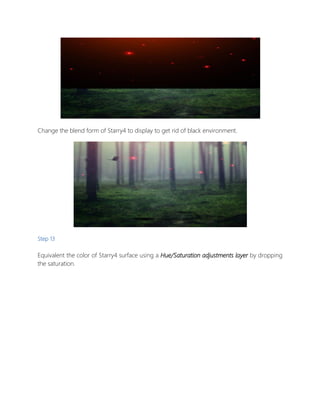 Photo Manipulation Tutorial (Step by Step Process) | PDF