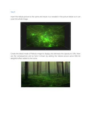 Photo Manipulation Tutorial (Step by Step Process) | PDF