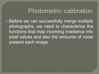 Photometric calibration | PPTX