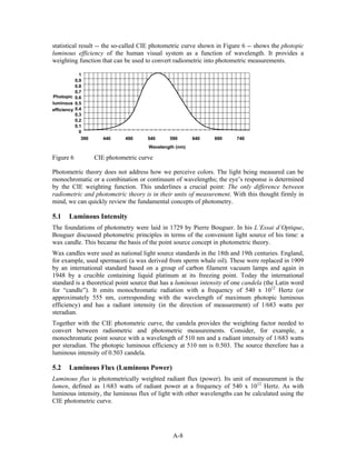Photometry and radiometry | PDF