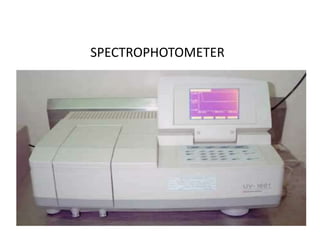Photometry, colorimetry, spectophotometry | PPTX