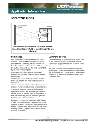 Photometry guide contents | PDF