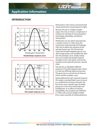 Photometry guide contents | PDF