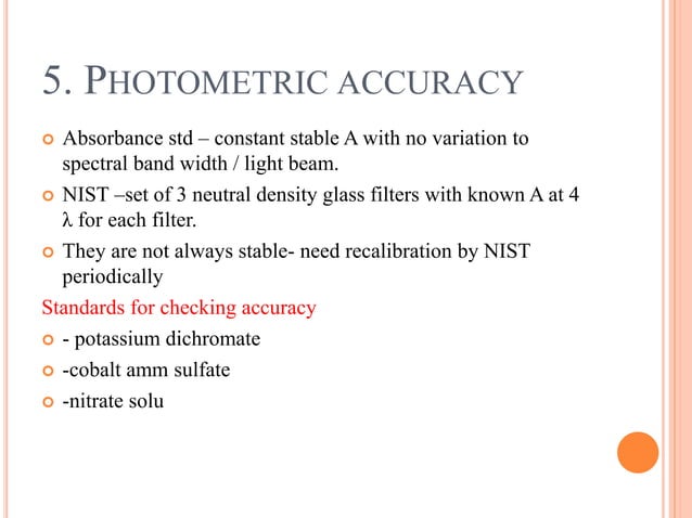 Photometry by Dr. Anurag Yadav | PPTX | Chemistry | Science