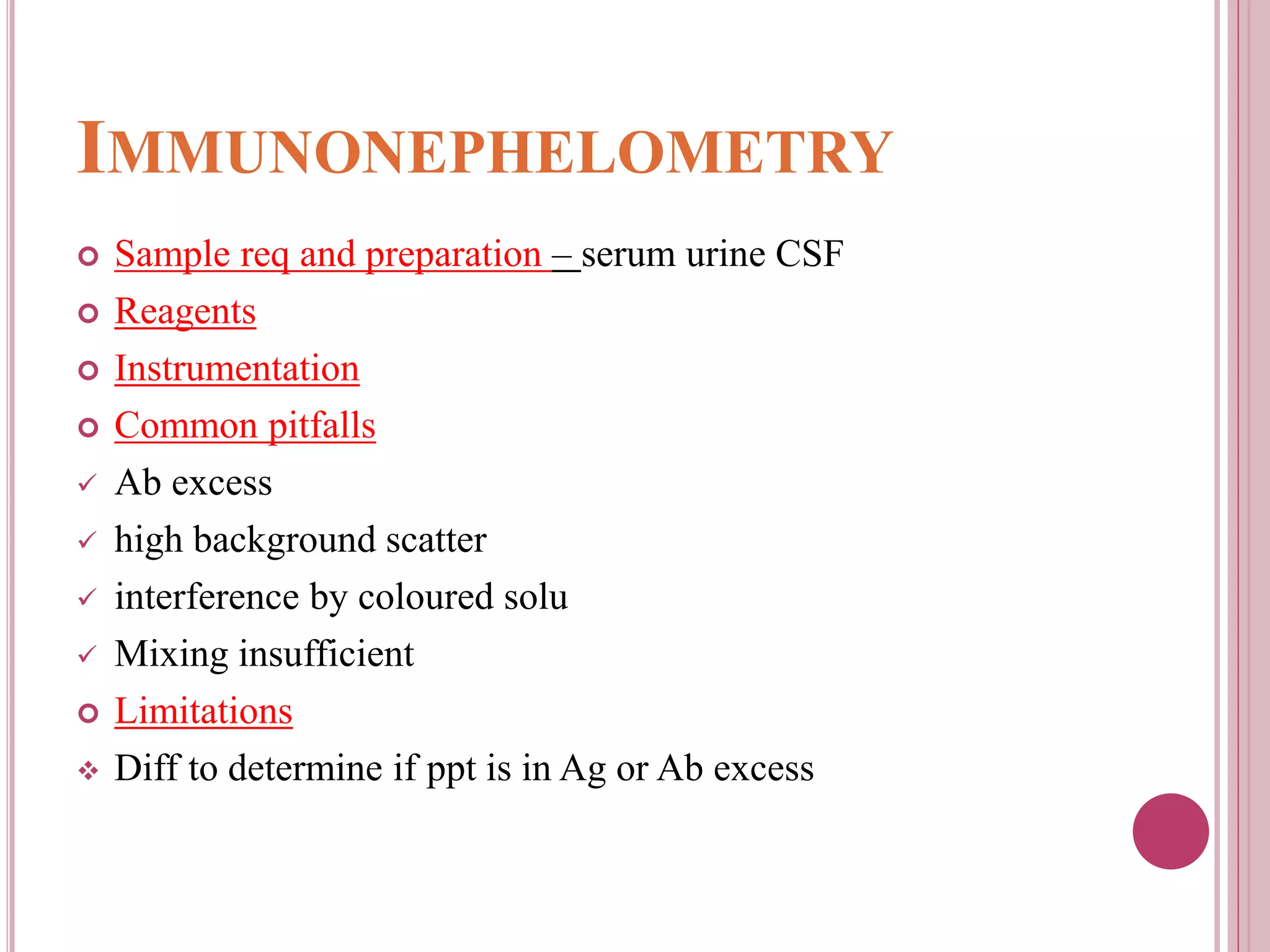 Nephelometry, turbidometry & Reflectance photometry by Dr. Anurag Yadav ...