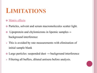 Nephelometry, turbidometry & Reflectance photometry by Dr. Anurag Yadav ...