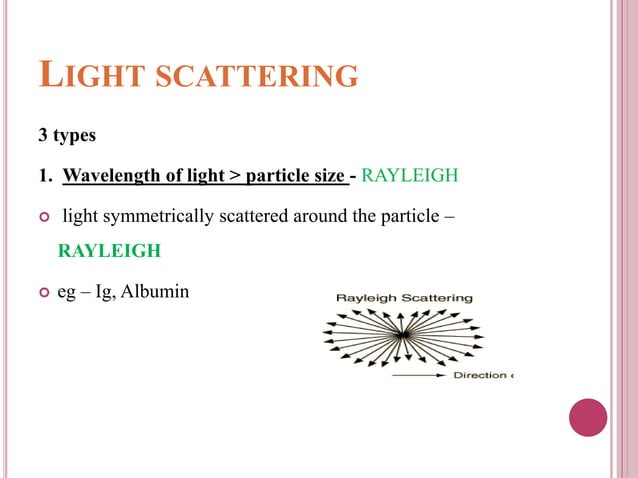Nephelometry, turbidometry & Reflectance photometry by Dr. Anurag Yadav ...