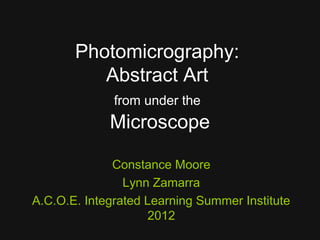Photomicrography | PPT