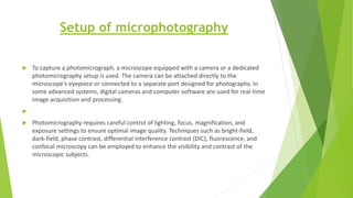 photomicrography and microphotography.pptx