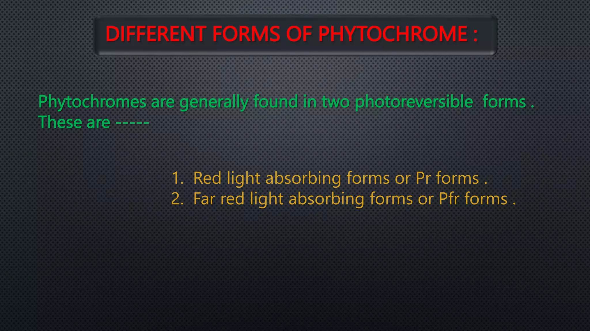 PHOTOMORPHOGENESIS | PPTX