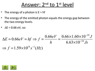 Photon and energy levels | PPT