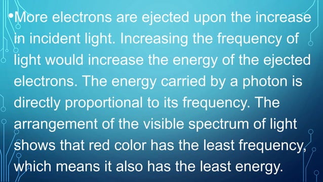 Photon Concept of Light.pptx | Physics | Science