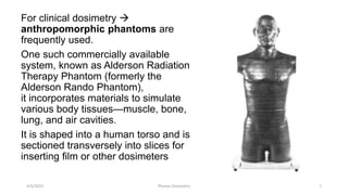 Photon dosimetry 31 01-2022 | PPTX