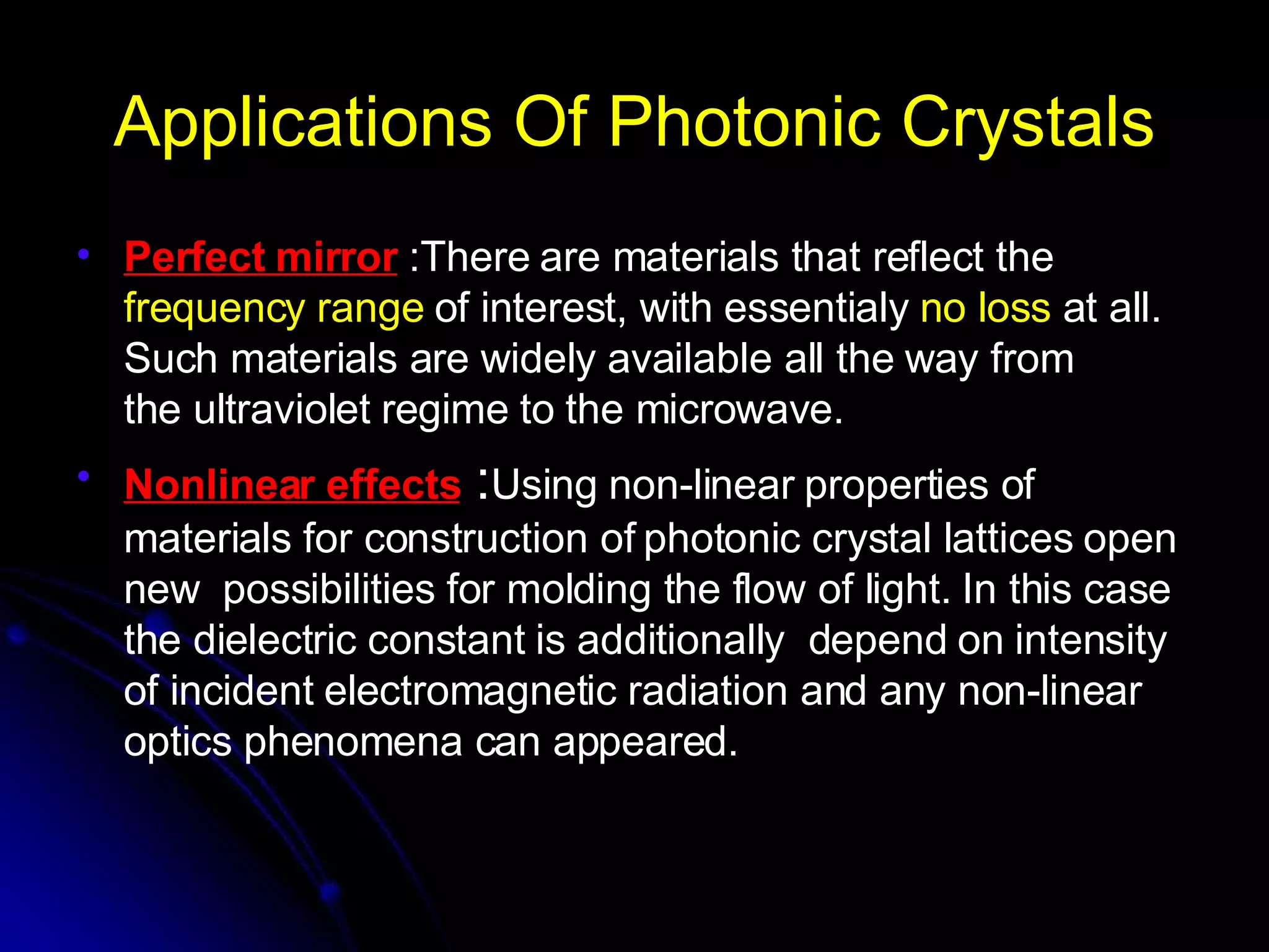 Photonic Materials | PPT