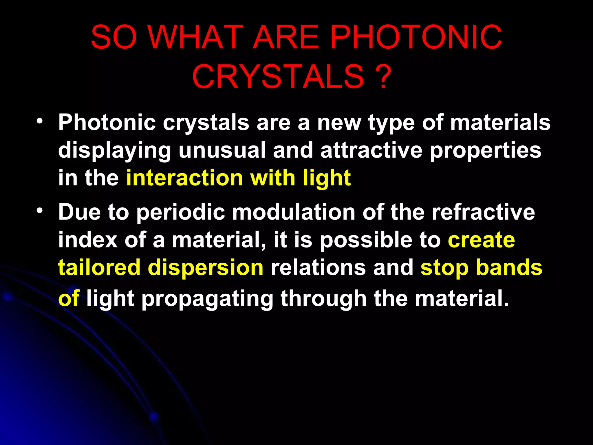 Photonic Materials | PPT
