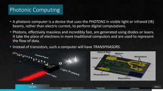 Photonic computing | PDF