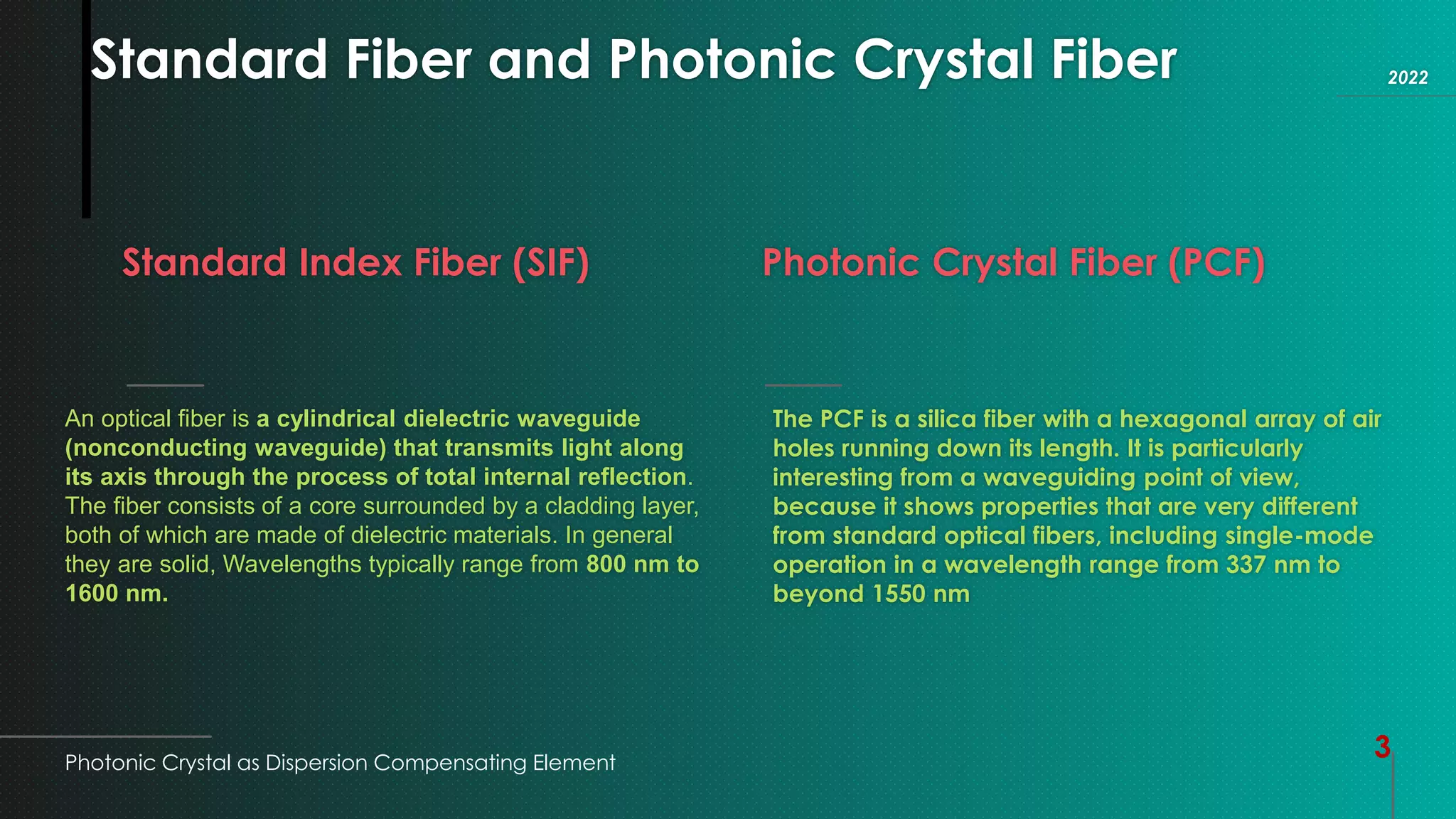 Photonic Crystal as Dispersion Compensating Element.pptx