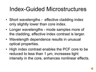 Photonic crystal fibers | PPT