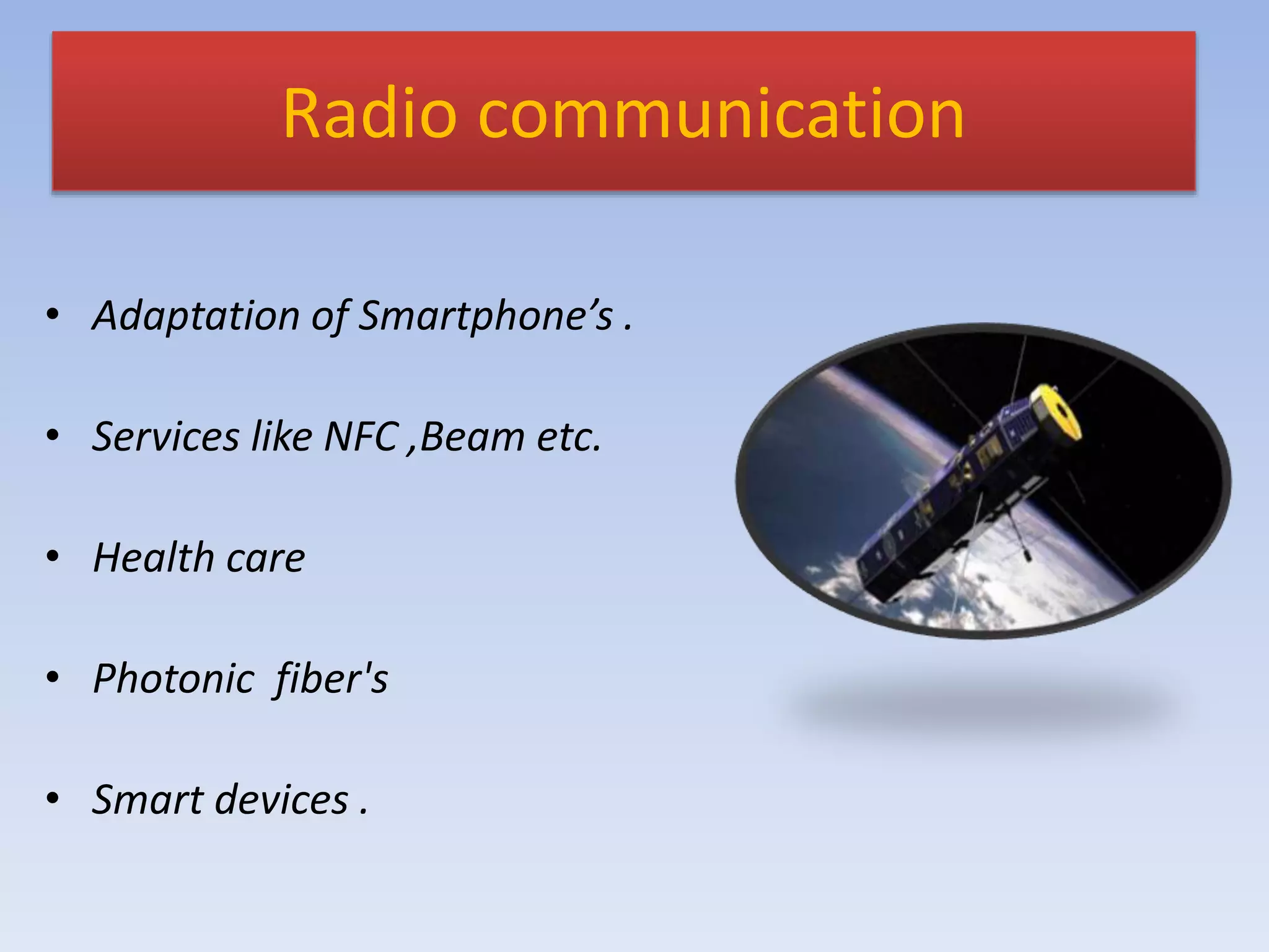 Photonics and Mobile Communications | PPTX