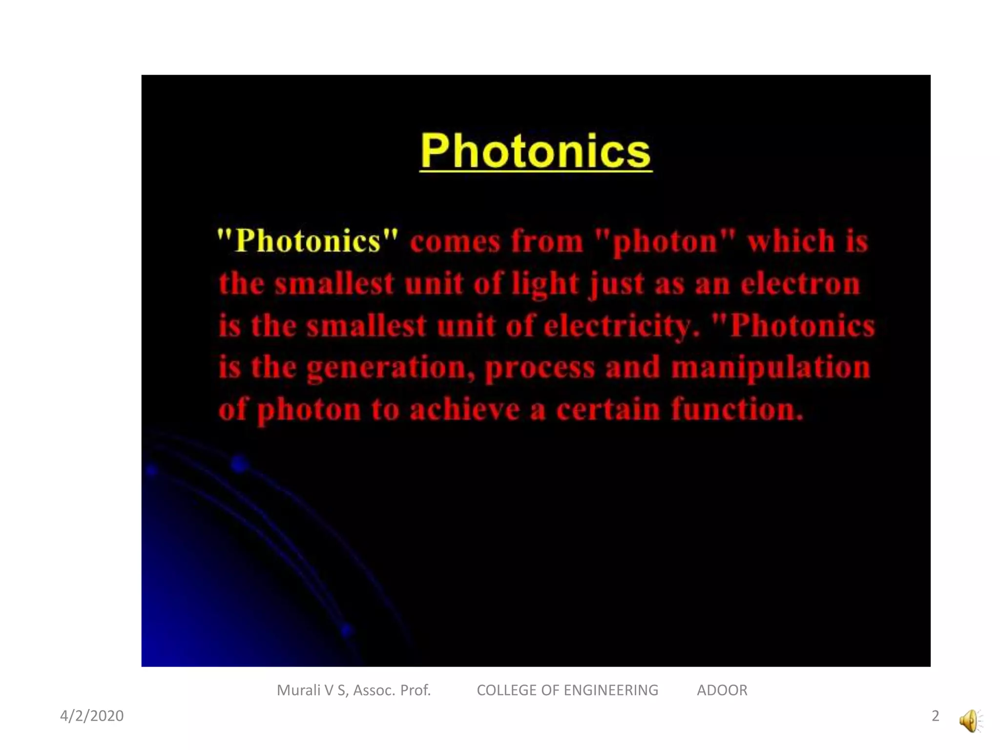 Photonics | PPTX