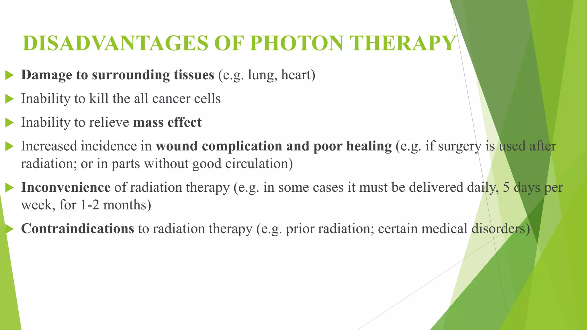 Photon therapy in cancer | PPTX