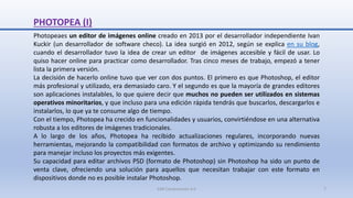 PHOTOPEA. Editor online de fotos e imágenes | PPTX